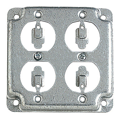 Departments - 4" 2G OUTLET COVER RAISE STL s