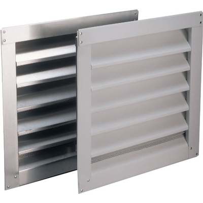 Products - 8x8 Wht Alum Wall Louver