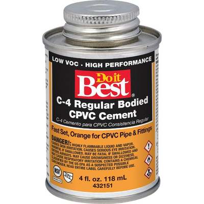 Departments - CEMENT CPVC ORANGE 4OZ