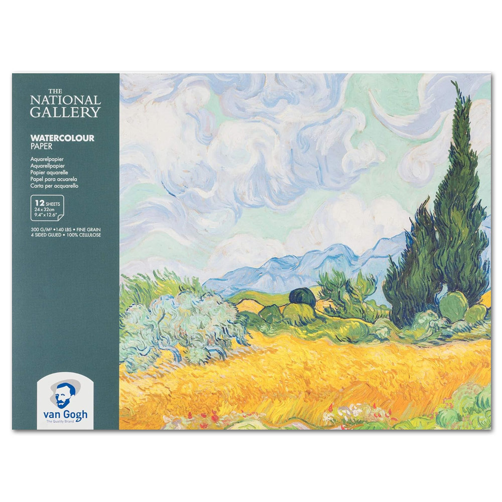 Departments - Van Gogh National Gallery Watercolor Paper Block 140lb 20 ...