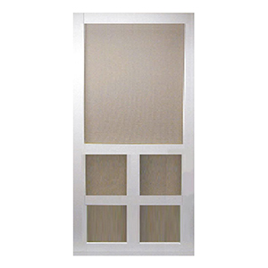 Products - 32"x 80" WHITE VINYL SCREEN DOOR