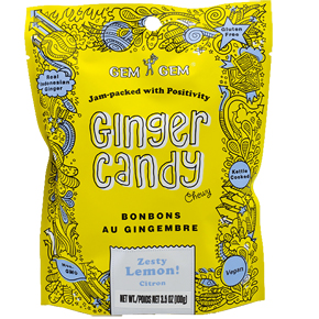 Departments - 100G GEM GEM LEMON GINGER CANDY