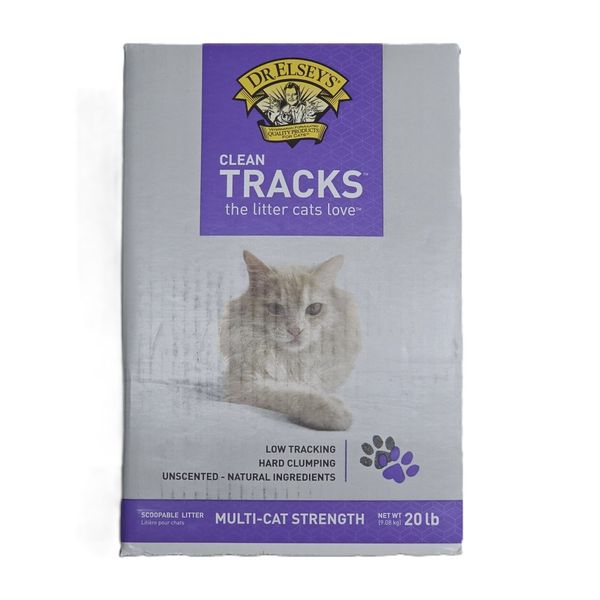 Dr. Elsey's Clean Tracks Scoopable Cat Litter 20lb